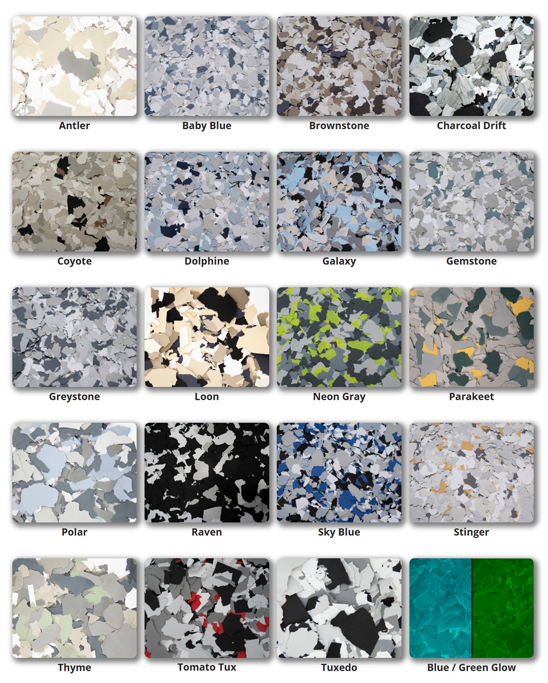 Quality Epoxy - Full Polyaspartic 1" Flakes Floor Coating Specialist ...