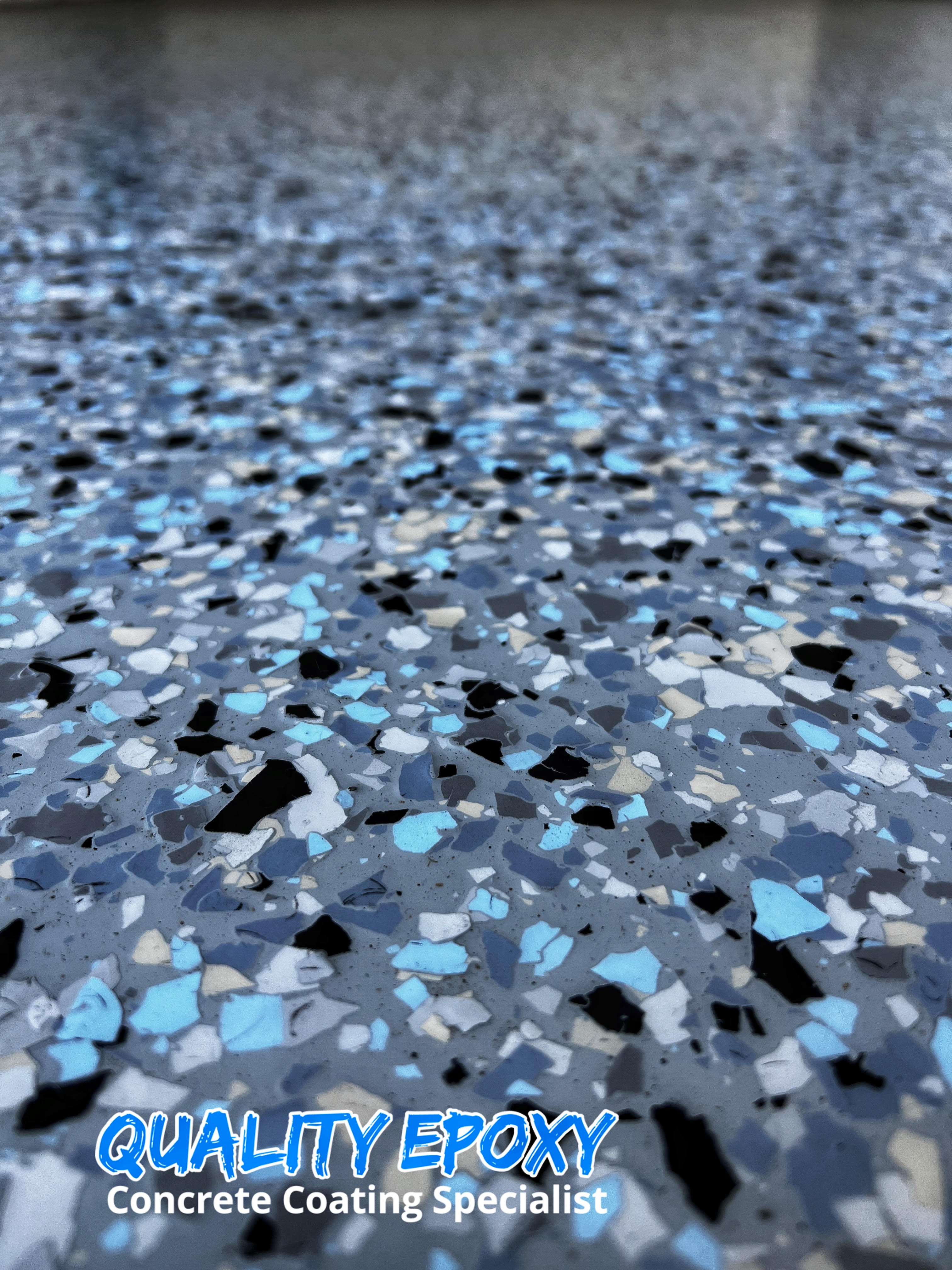 Quality Epoxy - 100% Solid Polyaspartic Flakes Floor Coating Specialist ...